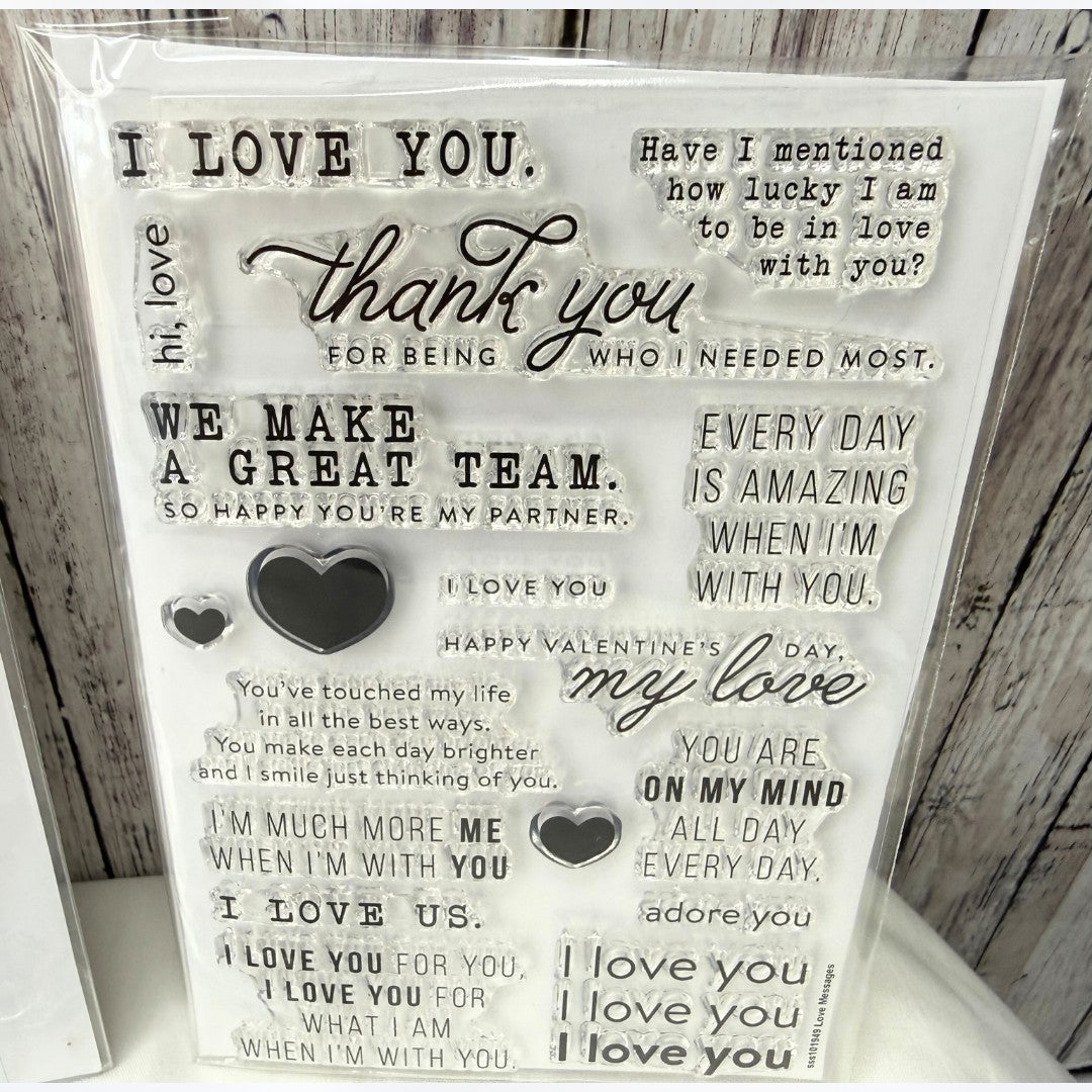 Simon Says Stamp LOVE GNOME Messages World Valentines Day Rubber Stamp ...