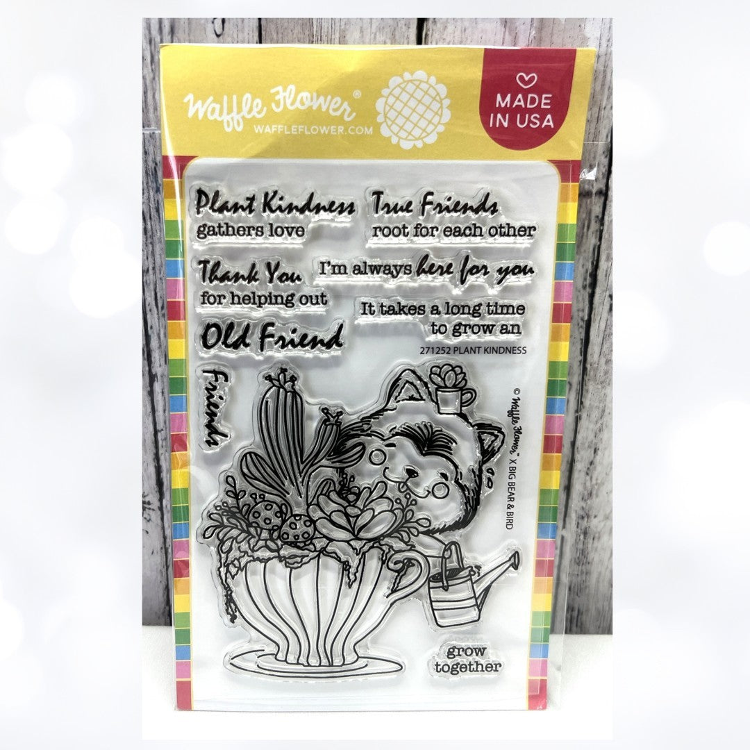 Waffle Flower PLANT KINDNESS Succulents Rubber Stamps – One Stop ...