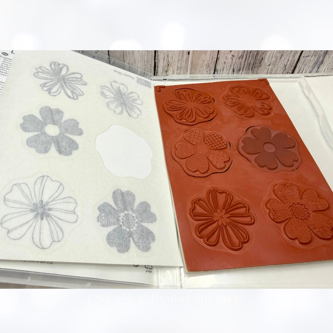 Stampin Up FLOWER SHOP Rubber Stamps & Pansy Punch – One Stop Apothecary Shop