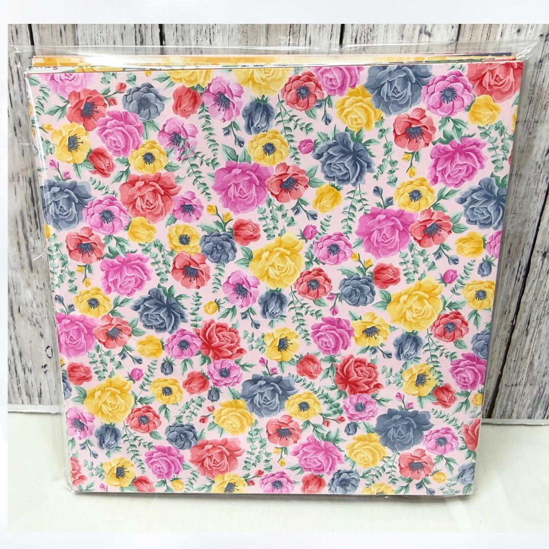 Stampin Up FLOWERS FOR EVERY SEASON 6x6 Paper Cardstock DSP 43 Sheets ...